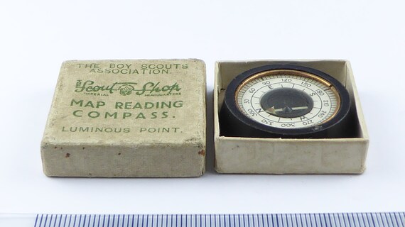 Home & Living Home Décor Vintage Boy Scouts association Map Reading ...