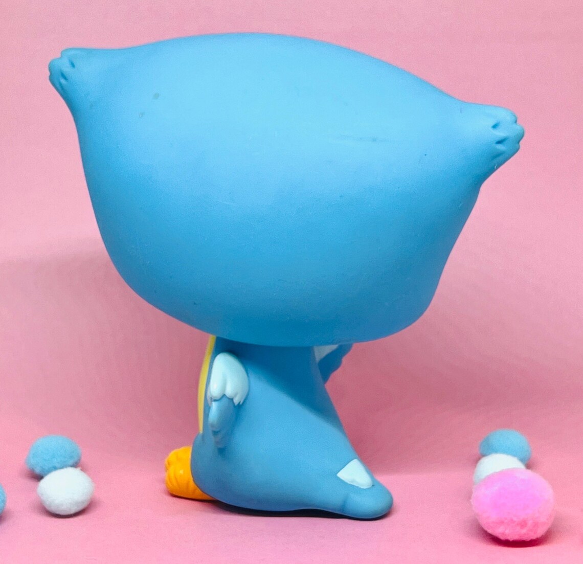 LPS Littlest Pet Shop Authentic EURO Very RARE Jumbo Deco Pet Blue Owl ...