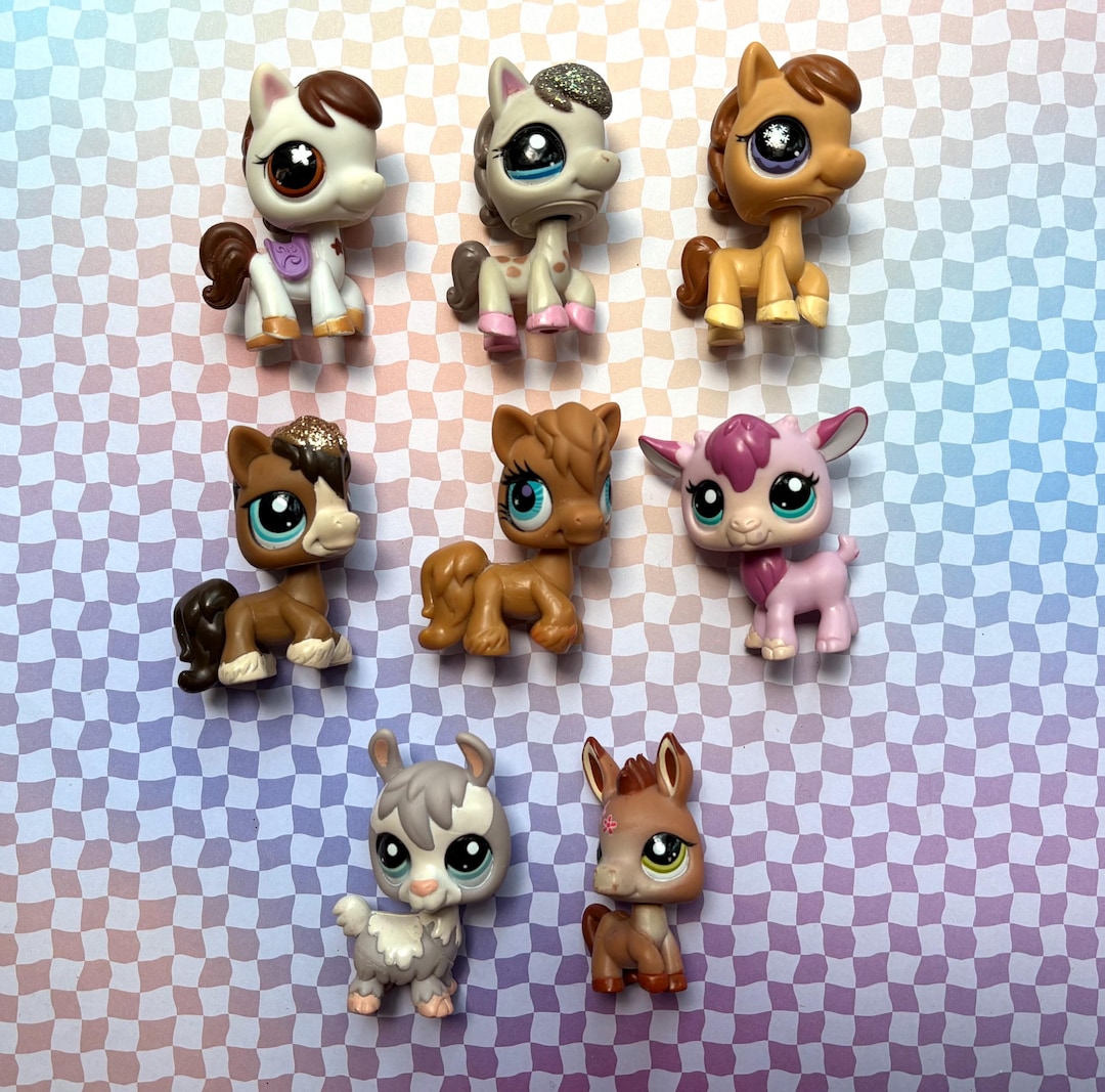 LPS Littlest Pet Shop - PICK a Pet: 8 Farm Pets Animals Including Horse ...
