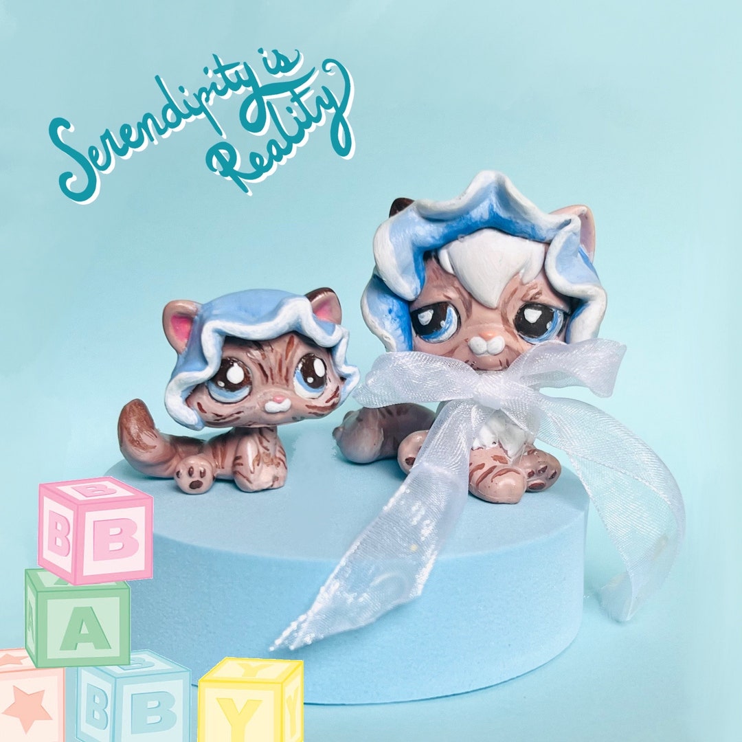 Littlest Pet Shop Custom LPS on Authentic Figure Ooak Cute Mommy and ...