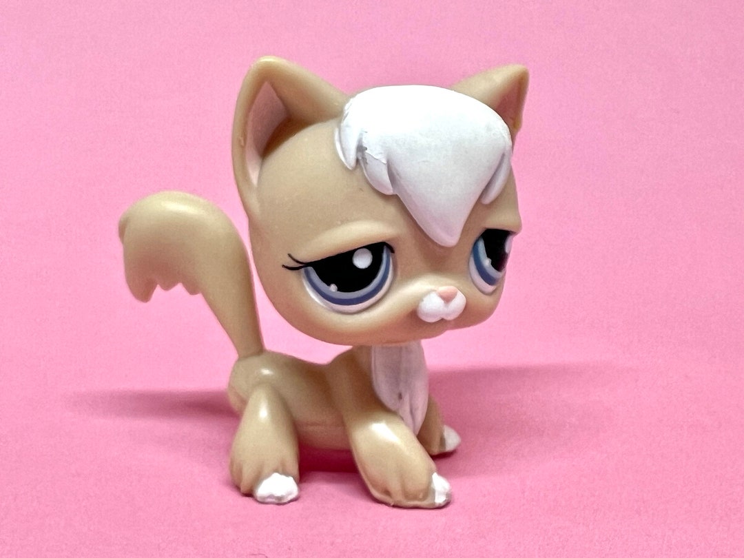 LPS Littlest Pet Shop Authentic Longhair Angora Cat 1047 / Vintage ...
