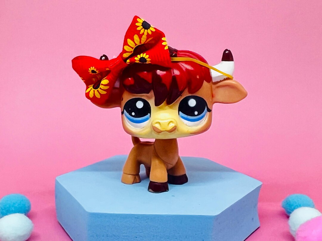Littlest Pet Shop Authentic Bull #2522 / LPS Vintage Hasbro - Etsy