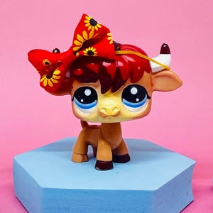 Littlest Pet Shop Authentic Bull 2522 / LPS Vintage Hasbro - Etsy