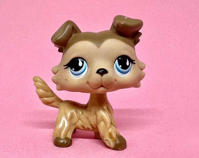 Littlest Pet Shop Authentic LPS Collie 893 / Vintage Hasbro - Etsy