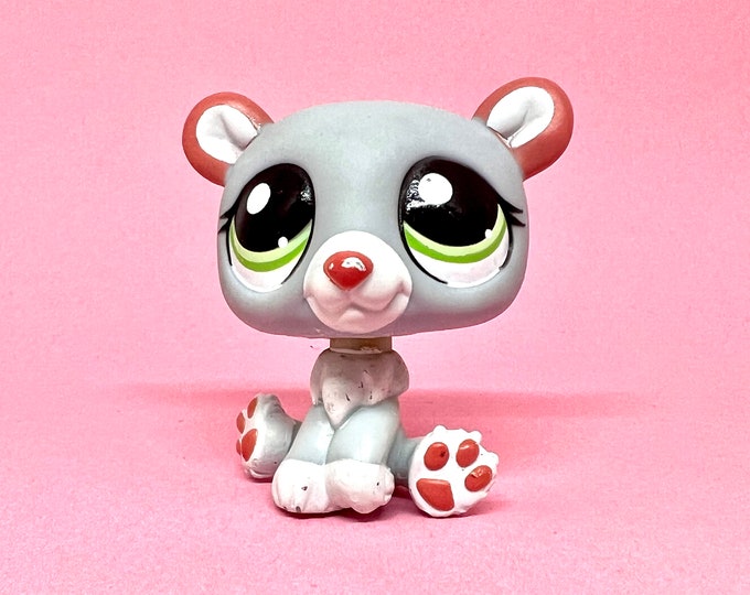 Littlest Pet Shop Authentic LPS Polar Bear 1747 / Vintage Toy by Hasbro ...