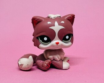 Littlest Pet Shop Authentic LPS Wolf Cat Cat 2100 / Vintage Hasbro - Etsy