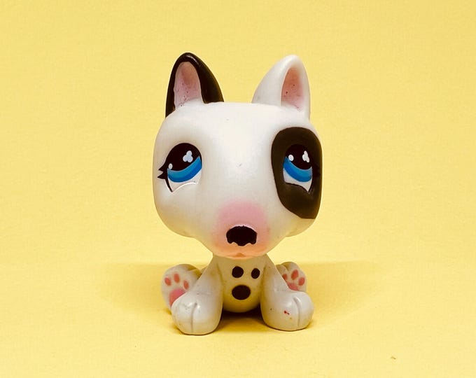 Littlest Pet Shop Authentic EURO Version LPS Bull Terrier Pit Bull Dog ...