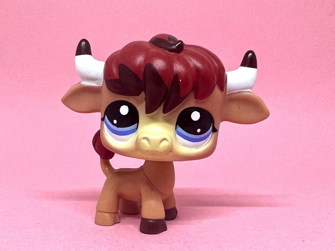 Littlest Pet Shop Authentic Bull 2522 / LPS Vintage Hasbro - Etsy