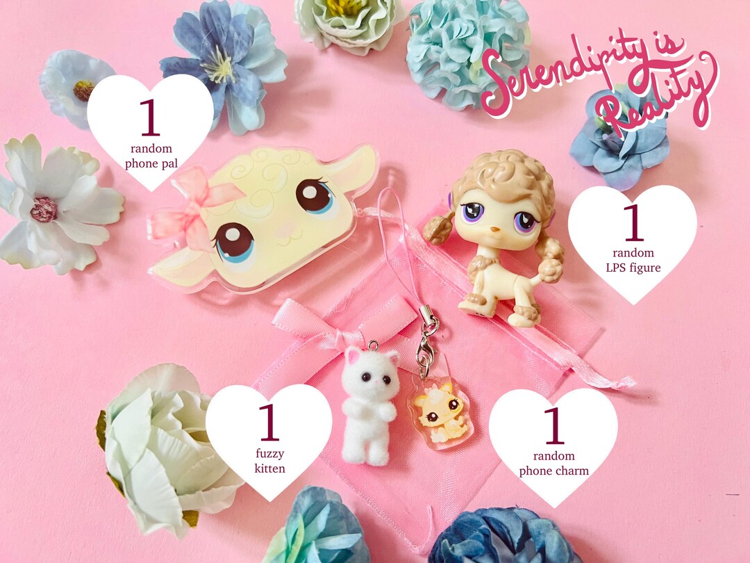 Coquette LPS Gift Bag: 1 Random Authentic Littlest Pet Shop Figure + 1 ...