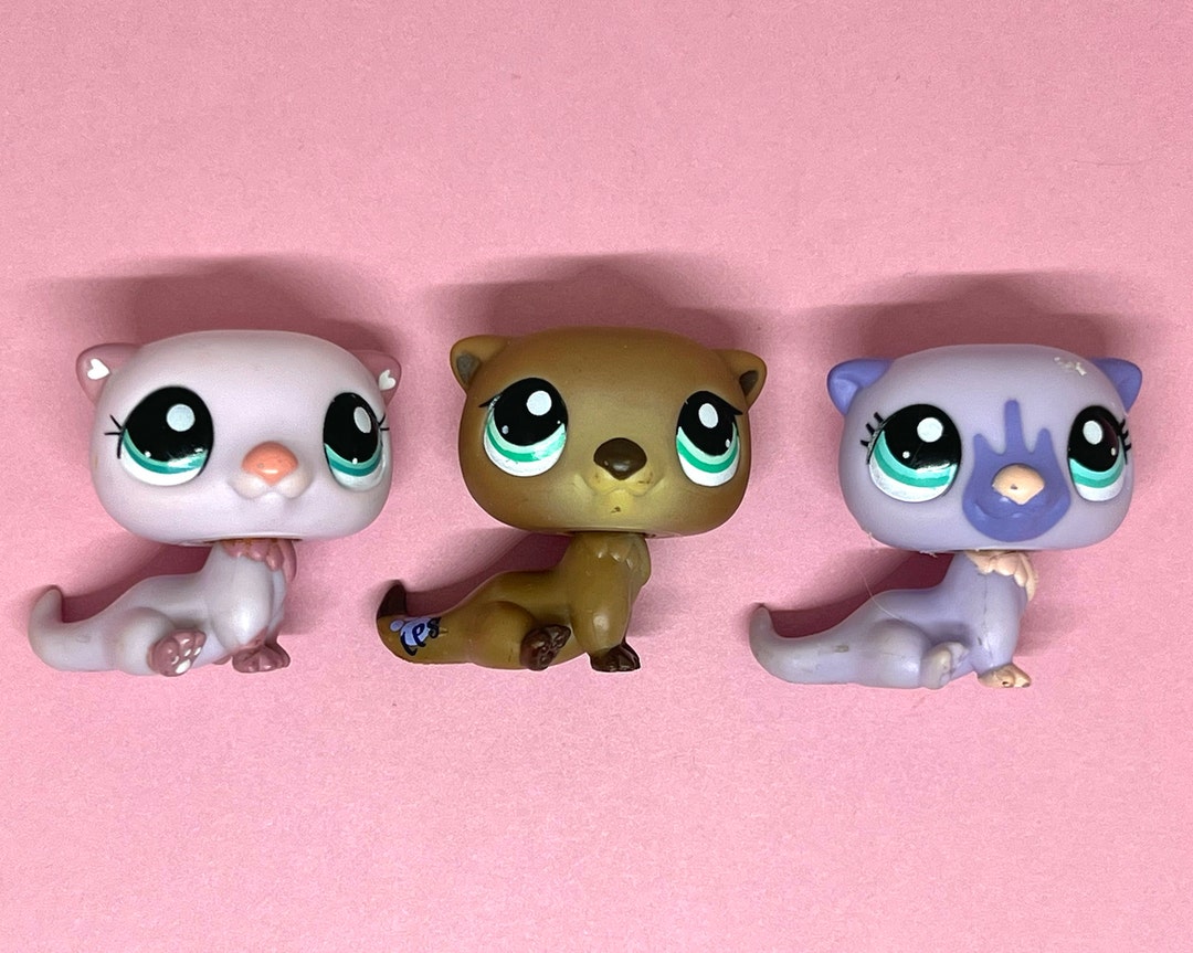 PICK A PET: LPS Littlest Pet Shop Authentic Otter / Vintage Hasbro - Etsy