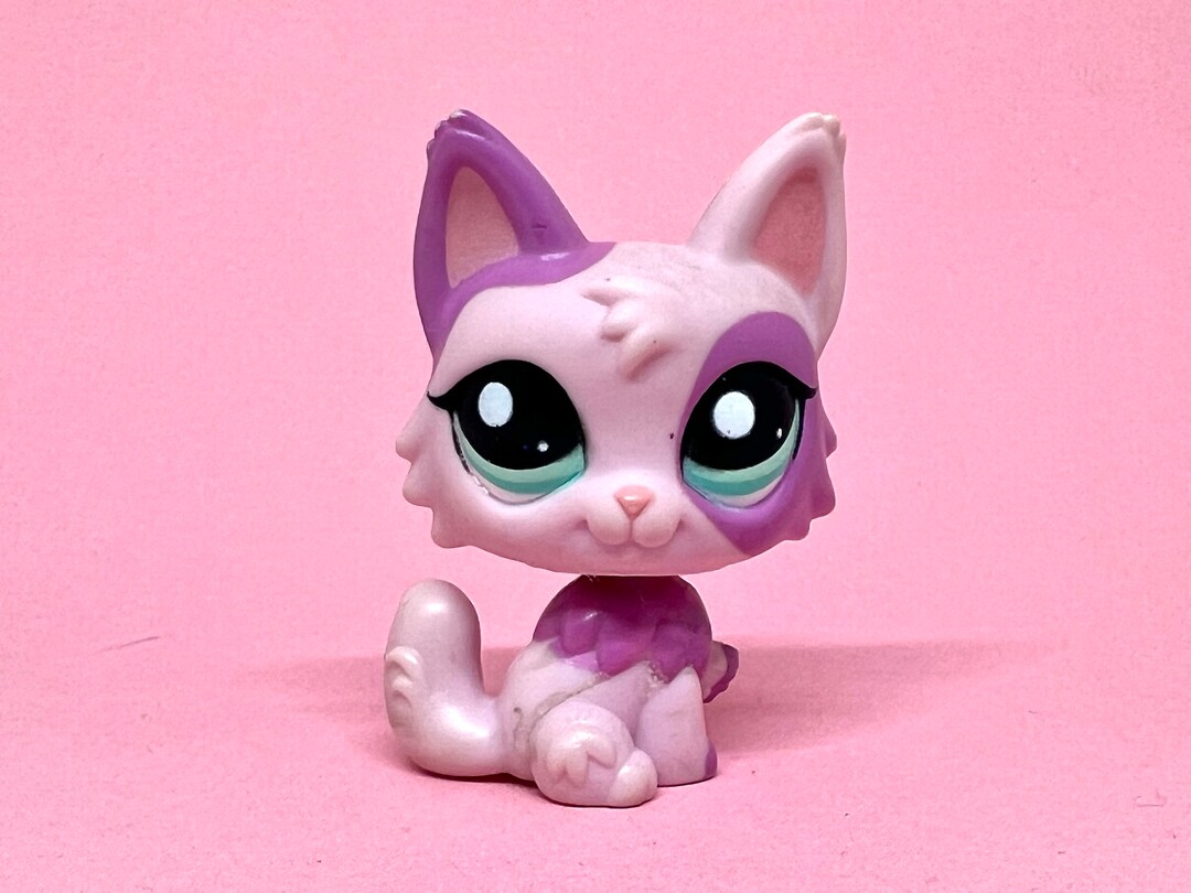 Littlest Pet Shop Authentic LPS Wolf Cat Cat 2100 / Vintage Hasbro - Etsy