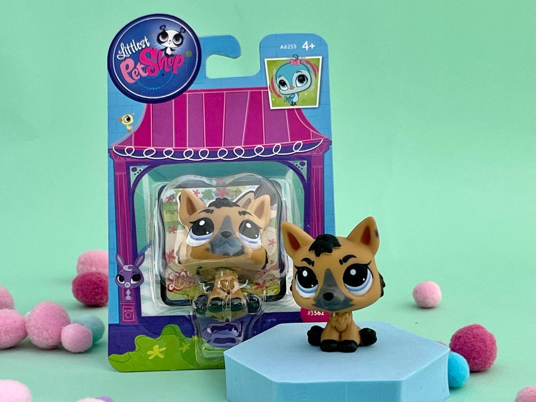 LPS Littlest Pet Shop Authentic RARE NIB New in Box German Shepherd Dog ...