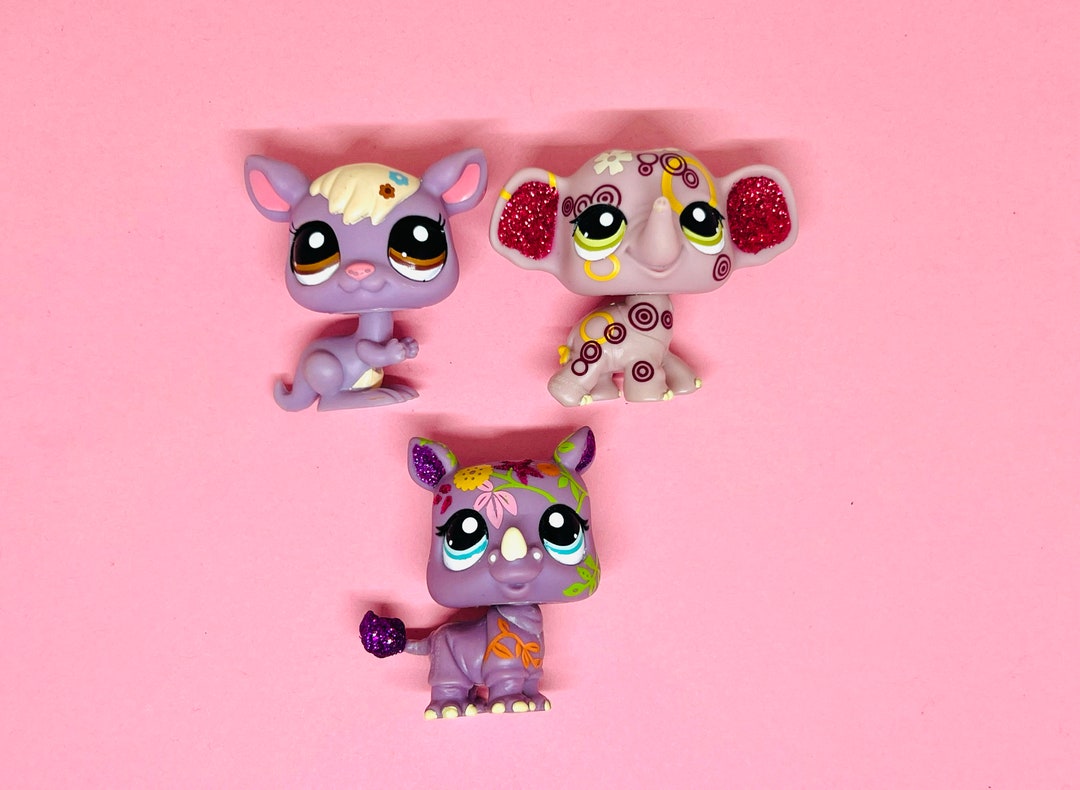 PICK A PET Authentic LPS Littlest Pet Shop Glitter Wild Animals ...