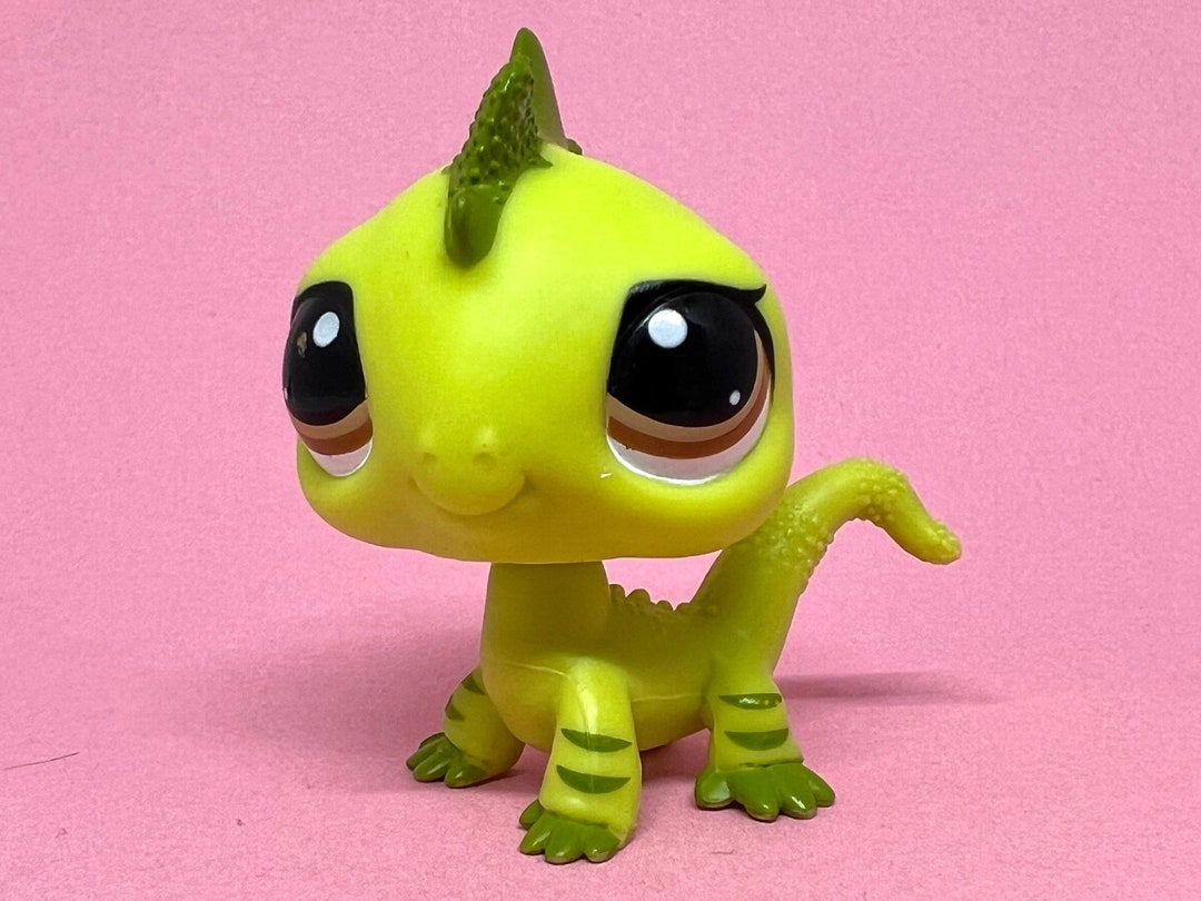 LPS Littlest Pet Shop Authentic Iguana Gecko 3572 / Vintage Hasbro - Etsy