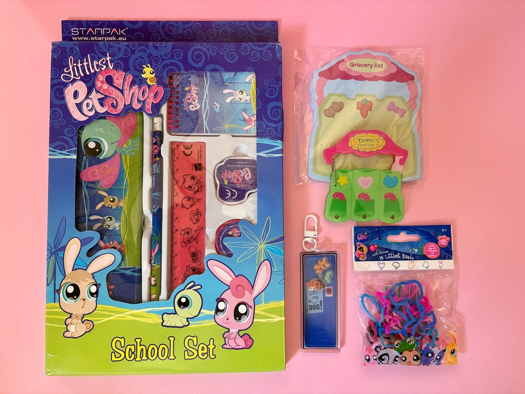 LPS Back to School: Littlest Pet Shop Stationary Set, Locker Shaker ...