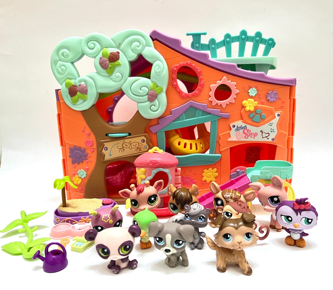Littlest Pet Shop Authentic LPS Clubhouse Tree House Playset - Etsy