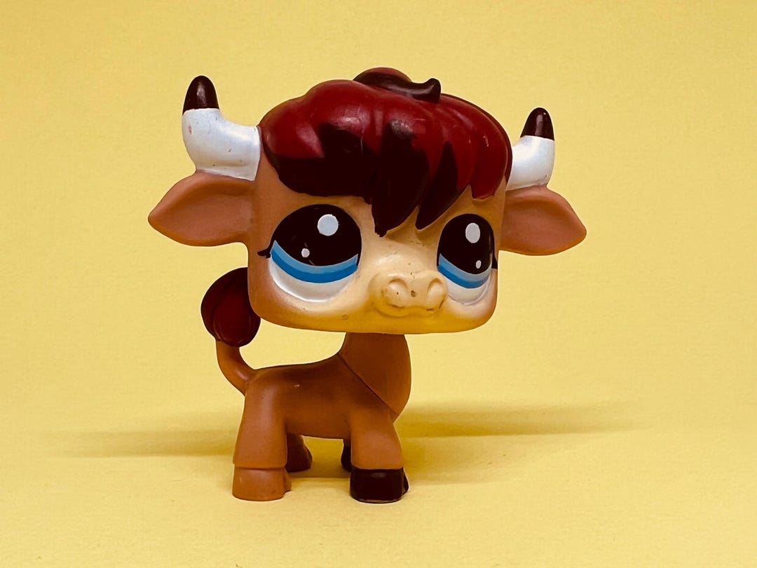 Littlest Pet Shop Authentic Bull 2522 / LPS Vintage Hasbro - Etsy