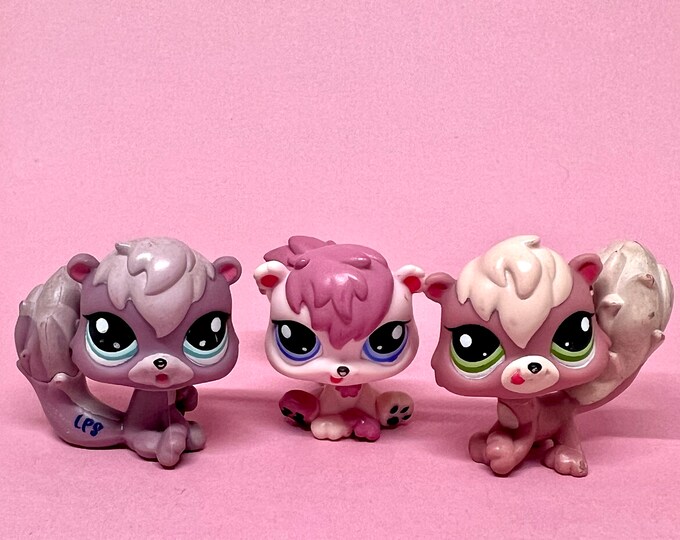 LPS Littlest Pet Shop Authentic Triplets Squirrels #1882 #1883 #1884 ...
