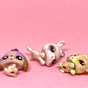 Littlest Pet Shop Authentic Cutest Pets Nap Time With Babies Baby Mini ...