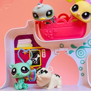 Littlest Pet Shop Authentic LPS Rescue Trails Center Hospital House ...