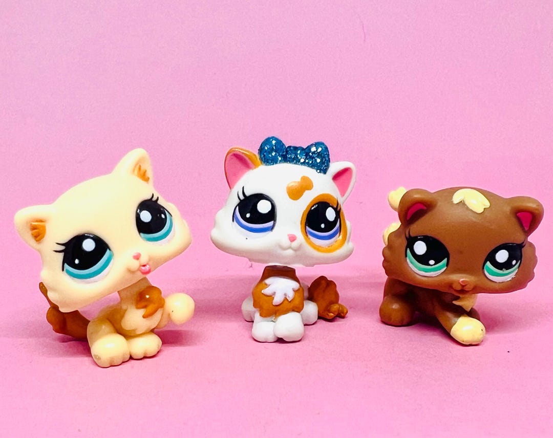 Littlest Pet Shop Authentic EURO LPS Himalayan Cats #2326 #2327 #2328 ...