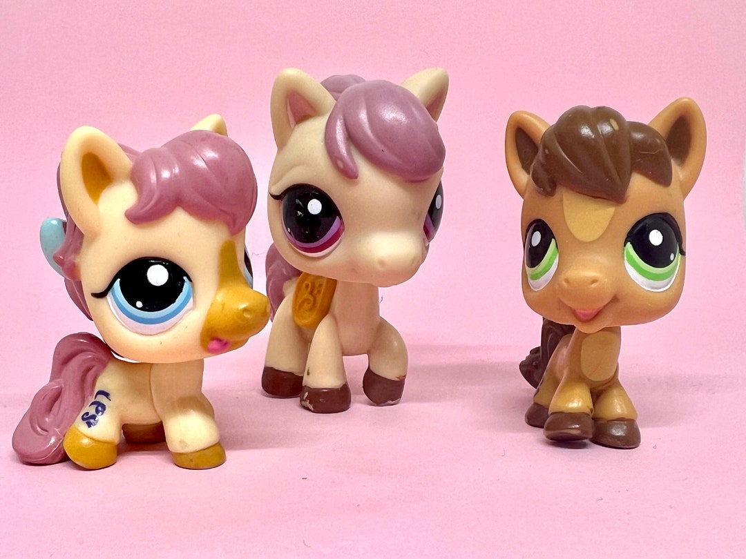 Littlest Pet Shop LPS Triplets Horses / Authentic Vintage - Etsy