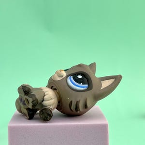 LPS Littlest Pet Shop Authentic Very Rare Wolf Cat 1953 / Vintage ...