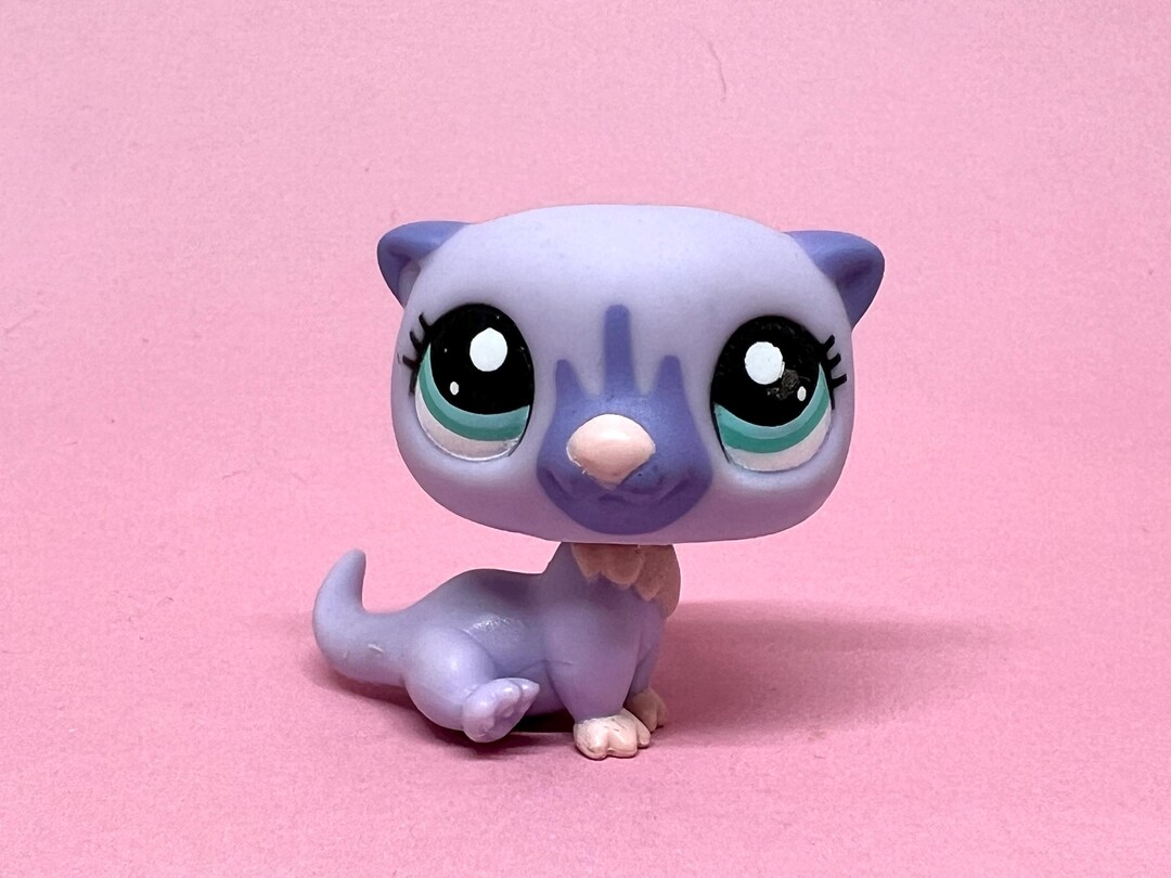 LPS Littlest Pet Shop Authentic Rare Ferret Otter 2509 / Vintage Hasbro ...