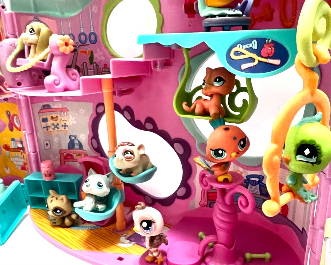Littlest Pet Shop Authentic LPS Tail Waggin Fitness Club With - Etsy