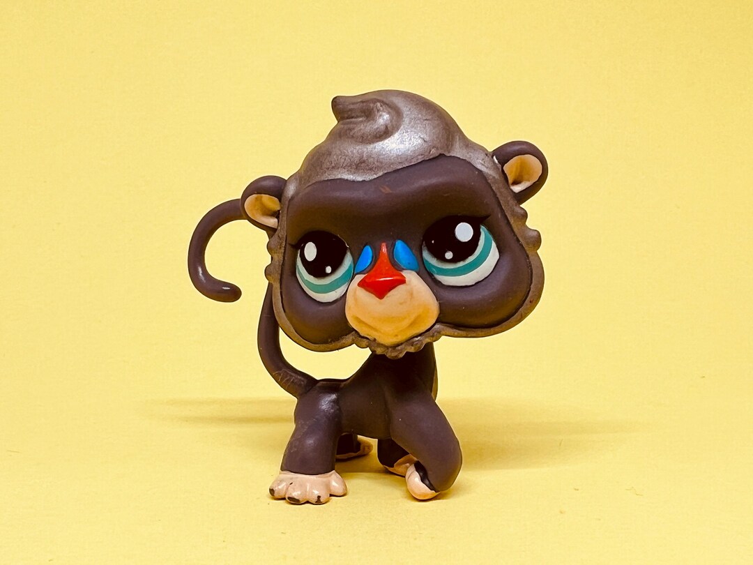 LPS Littlest Pet Shop Authentic Baboon 2309 / Vintage Hasbro Nostalgia ...