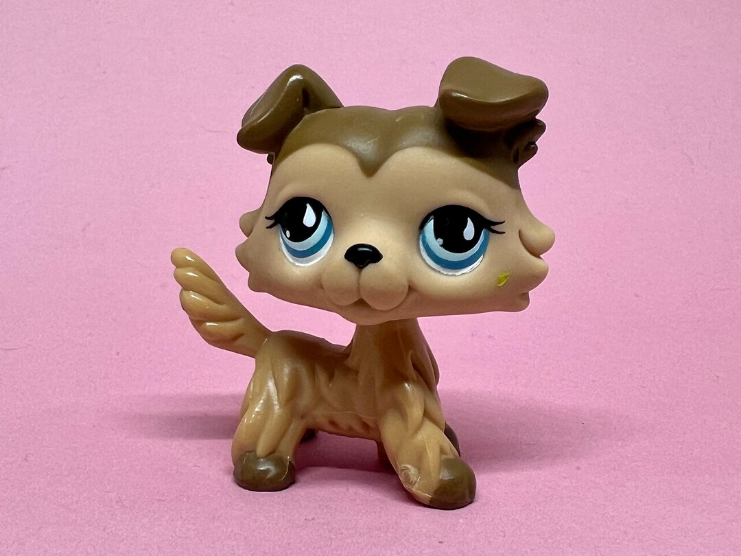 Littlest Pet Shop Authentic LPS Collie 893 / Vintage Hasbro - Etsy