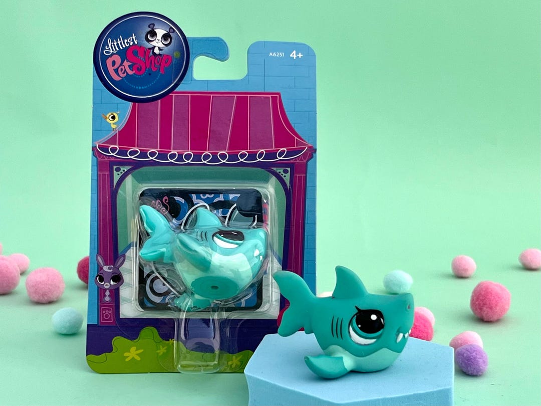 LPS Littlest Pet Shop Authentic RARE NIB New in Box Shark #3560 ...