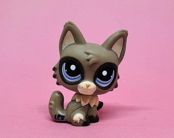 LPS Littlest Pet Shop Authentic Very Rare Wolf Cat #1953 / Vintage ...