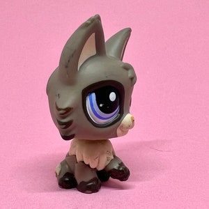 LPS Littlest Pet Shop Authentic Very Rare Wolf Cat 1953 / Vintage ...