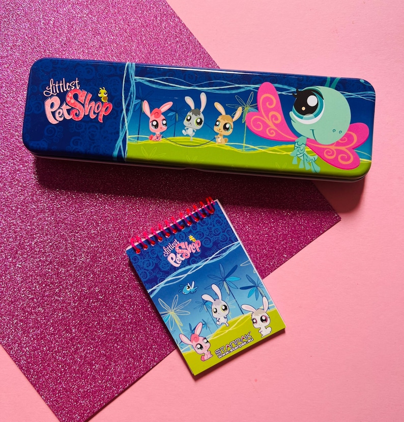 LPS Vintage Littlest Pet Shop Brand NEW EURO School Set Stationary ...