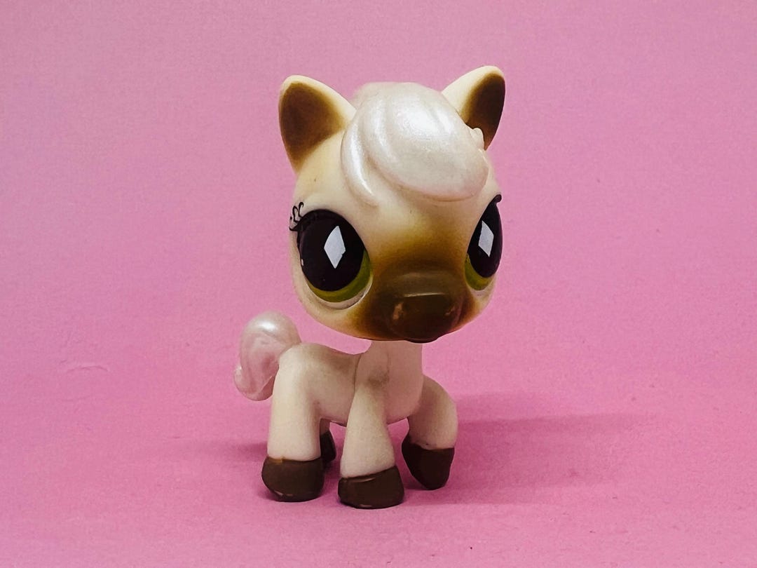 Littlest Pet Shop Authentic LPS EURO Exclusive Pearl Horse #739 ...
