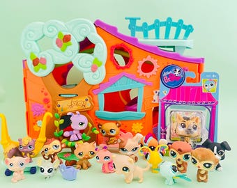 Littlest Pet Shop Authentic LPS Biggest House Playset With 26 Pets and ...