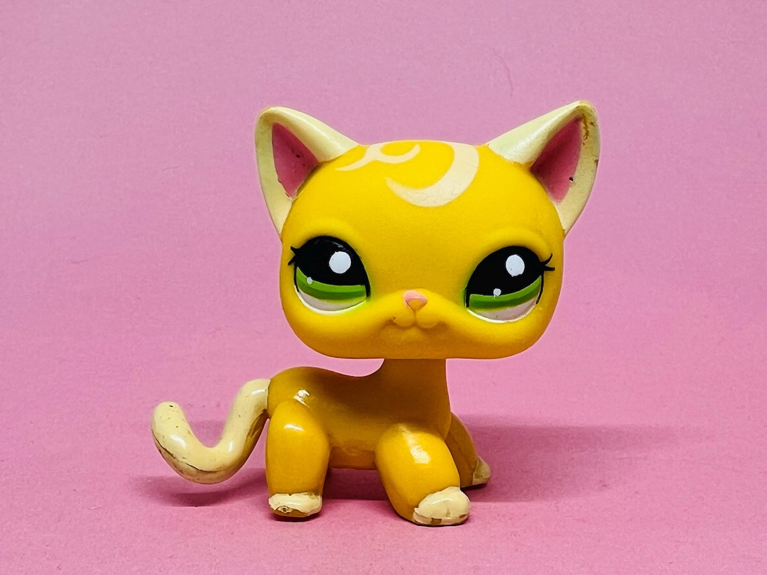 Littlest Pet Shop Authentic LPS Shorthair Cat 886 / Main 5 / Vintage ...