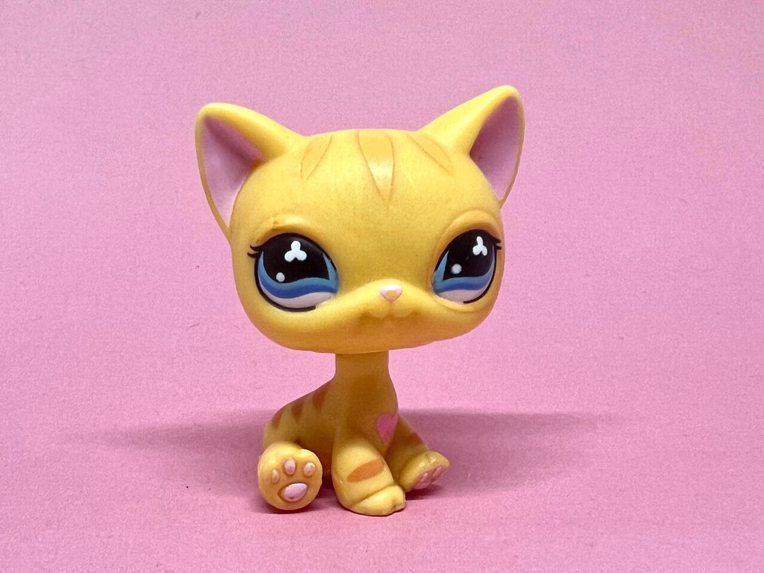 Littlest Pet Shop Authentic LPS Sitting Shorthair Cat From Electronic ...