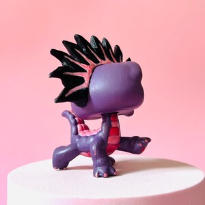 Littlest Pet Shop Custom LPS on Authentic Figure Ooak Punk Alligator - Etsy