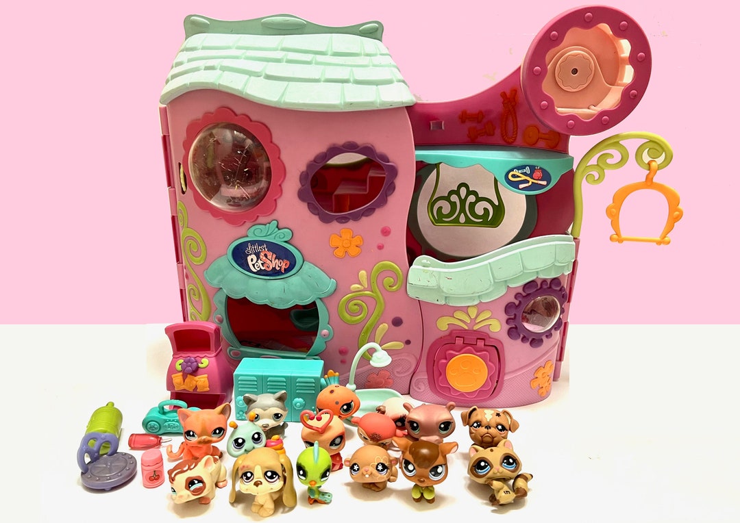 Littlest Pet Shop Authentic LPS Tail Waggin Fitness Club With - Etsy