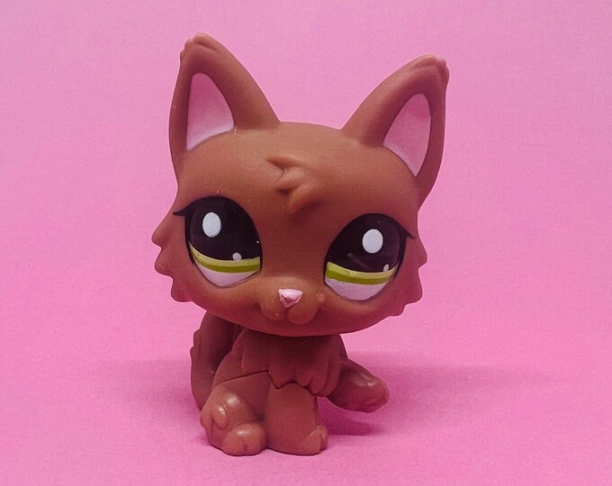Littlest Pet Shop Authentic LPS RARE Wolf Cat #2440 / Vintage Hasbro - Etsy