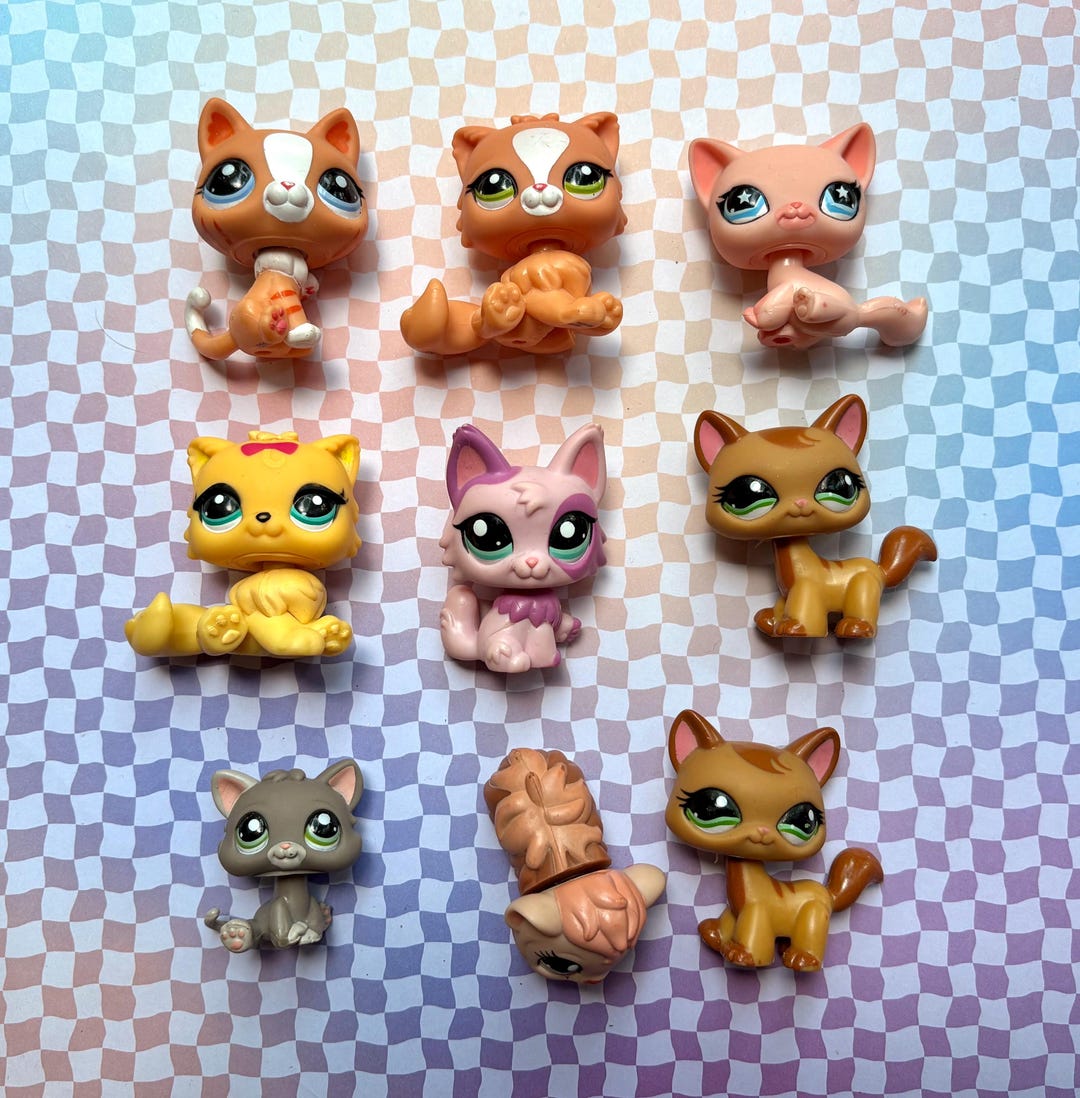 LPS Littlest Pet Shop - PICK a Pet: 8 Cat Including Wolf Cat to Choose ...