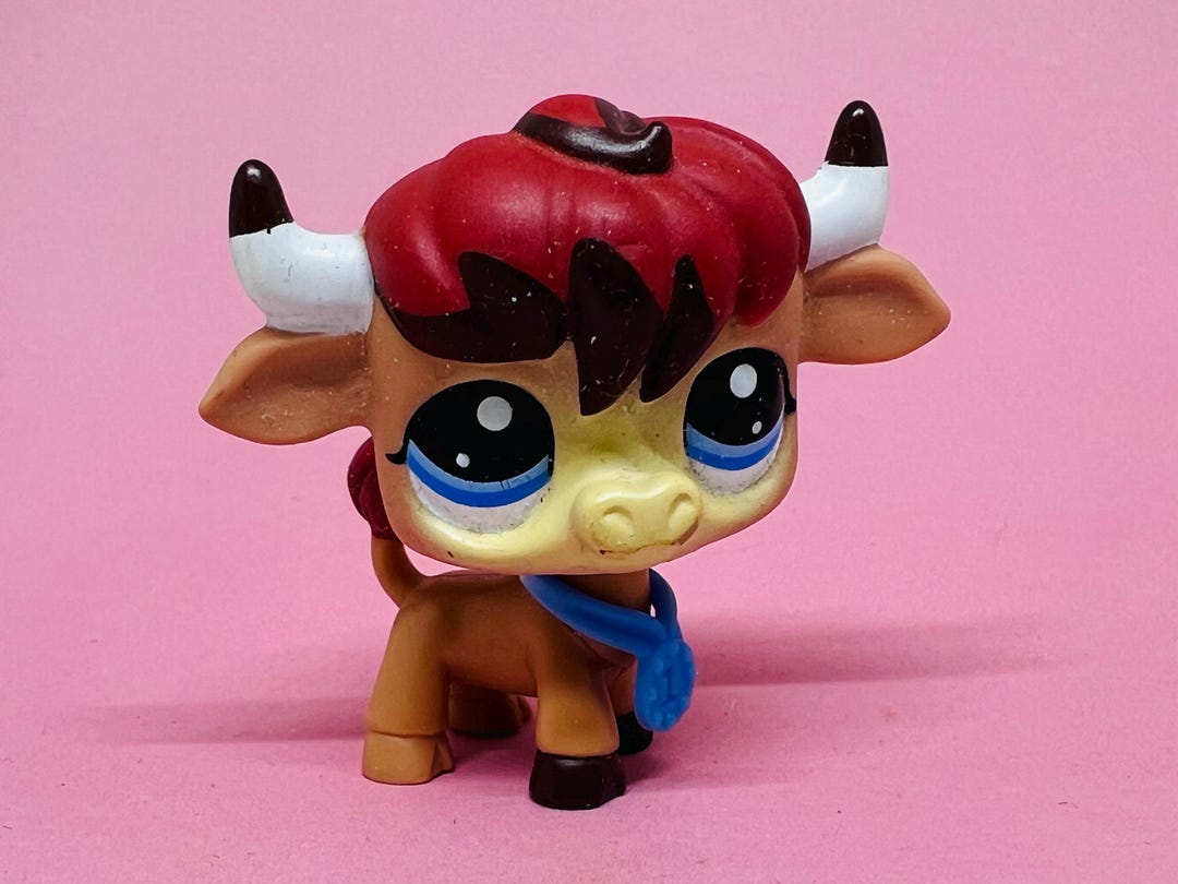 Littlest Pet Shop Authentic Bull #2522 / LPS Vintage Hasbro - Etsy