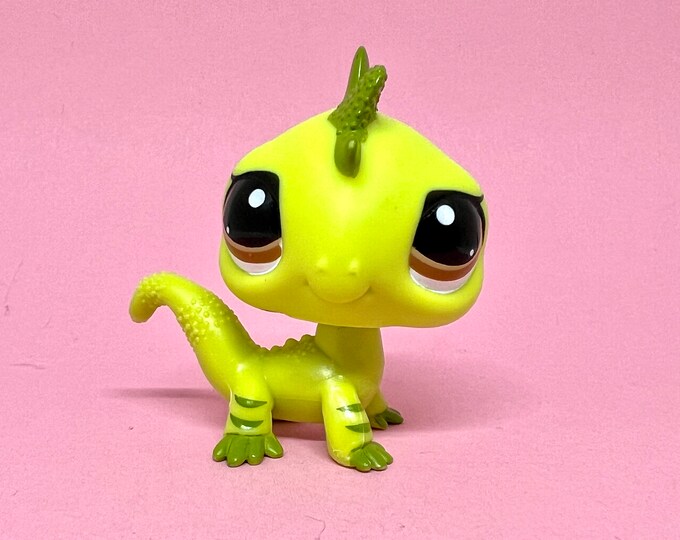 Littlest Pet Shop Authentic Iguana Gecko #3572 LPS / Vintage Hasbro - Etsy