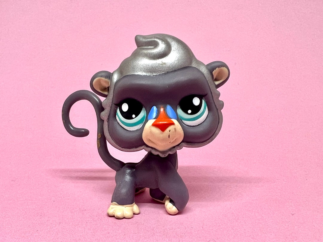 Littlest Pet Shop Authentic LPS Baboon 2309 / Vintage Toy by Hasbro - Etsy