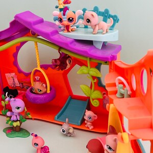 Littlest Pet Shop Authentic LPS Clubhouse Tree House Playset With 17 ...
