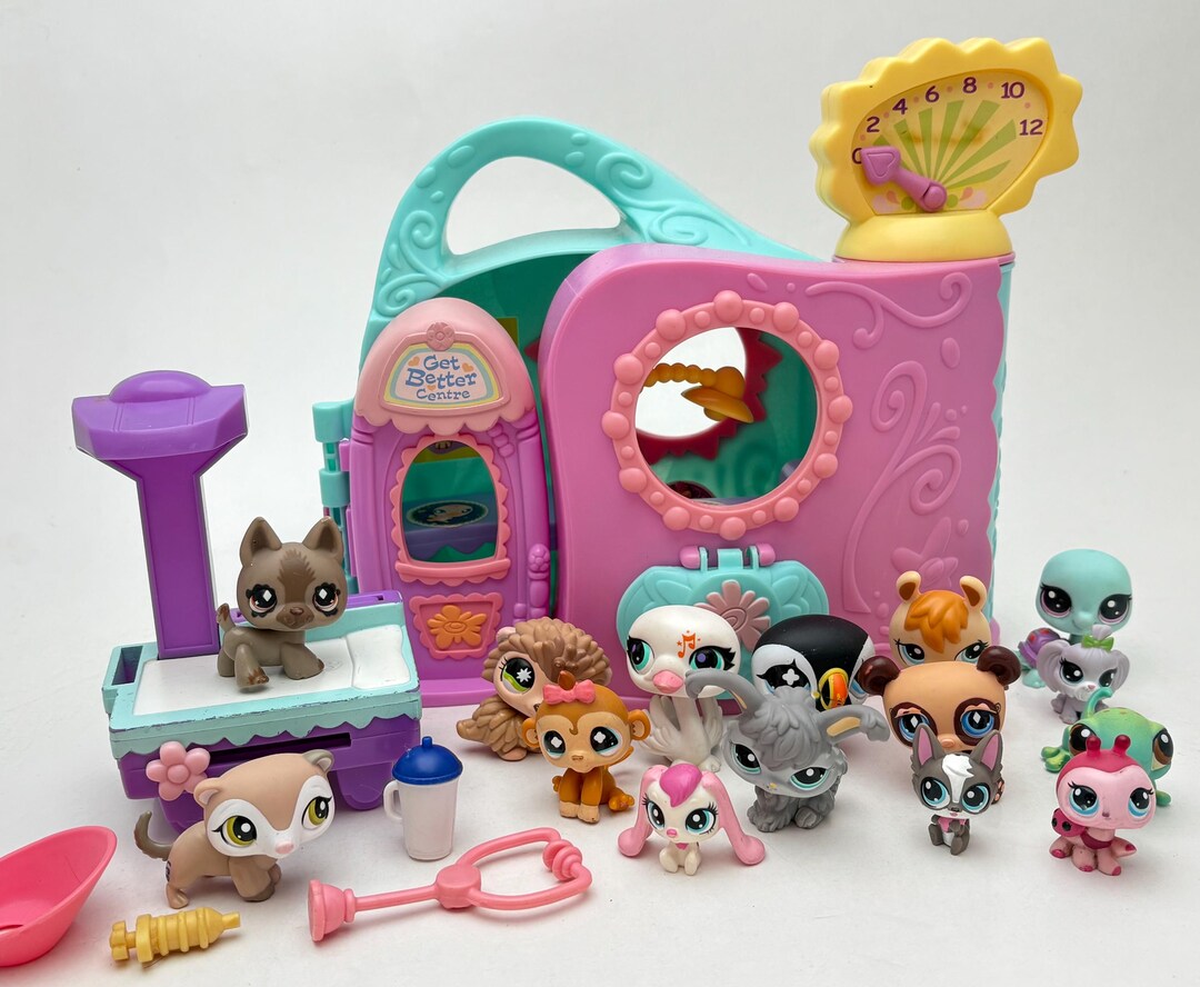 Littlest Pet Shop Autentyczny Zestaw LPS Get Better Center House Z 15 ...