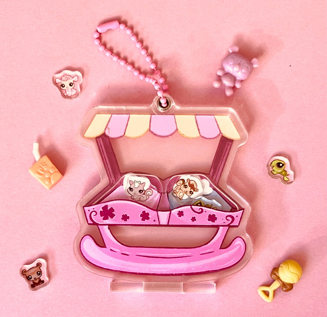 LPS Cutest Baby Pets Openable Shaker Keychain/standee With - Etsy