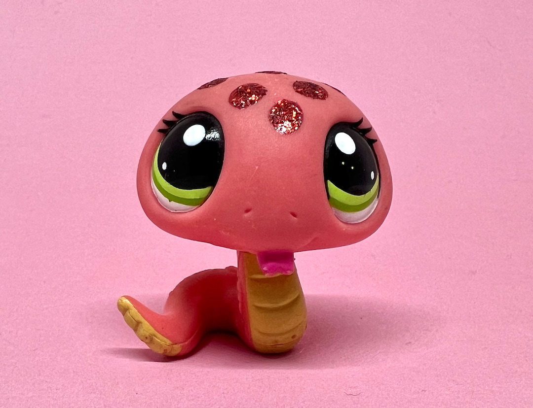 Littlest Pet Shop Authentic EURO Glitter Snake 2294 LPS / Vintage ...